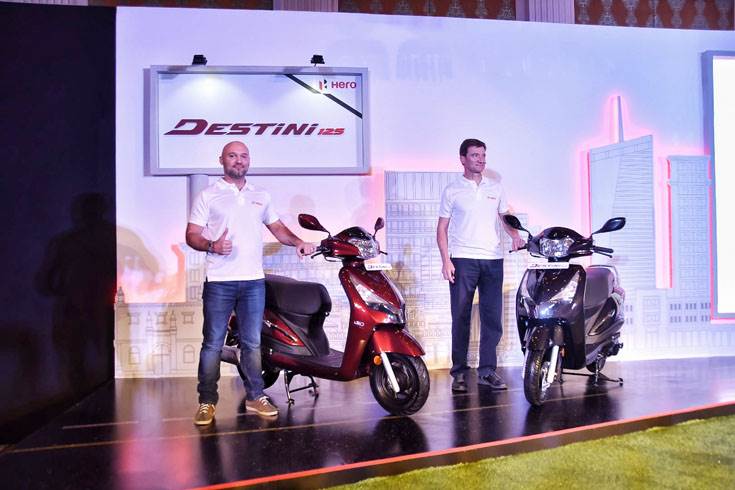 Hero MotoCorp launches Destini 125 scooter with start-stop tech at Rs ...