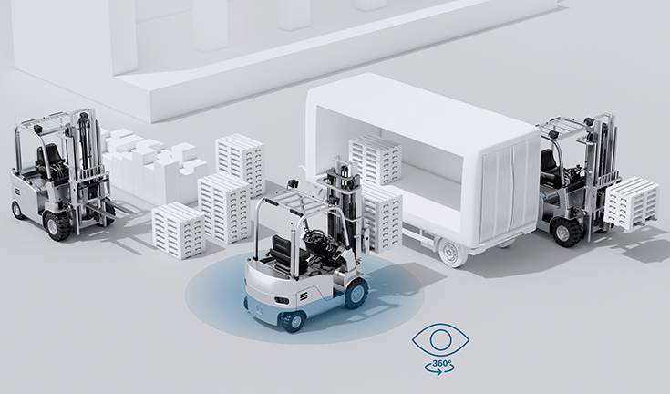 Collision warning system to make driving forklifts even safer | Autocar ...