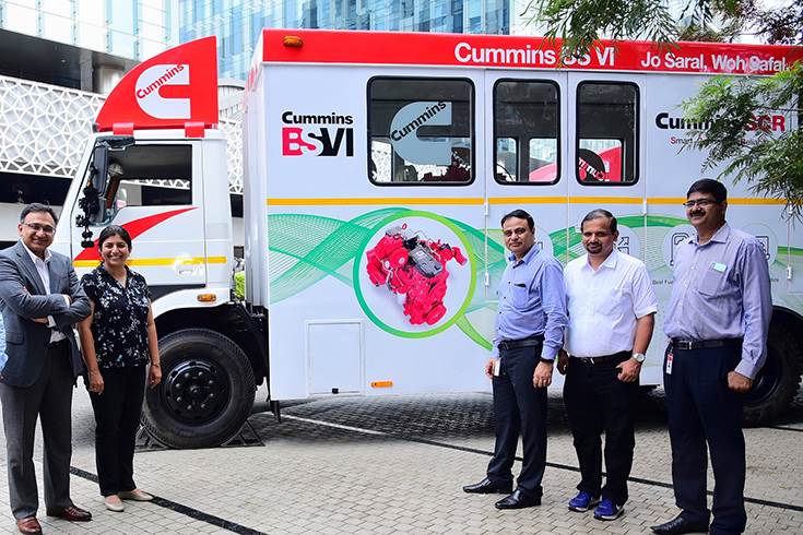 Cummins India's mobile BS VI tech training fleet sets off on multi-city ...