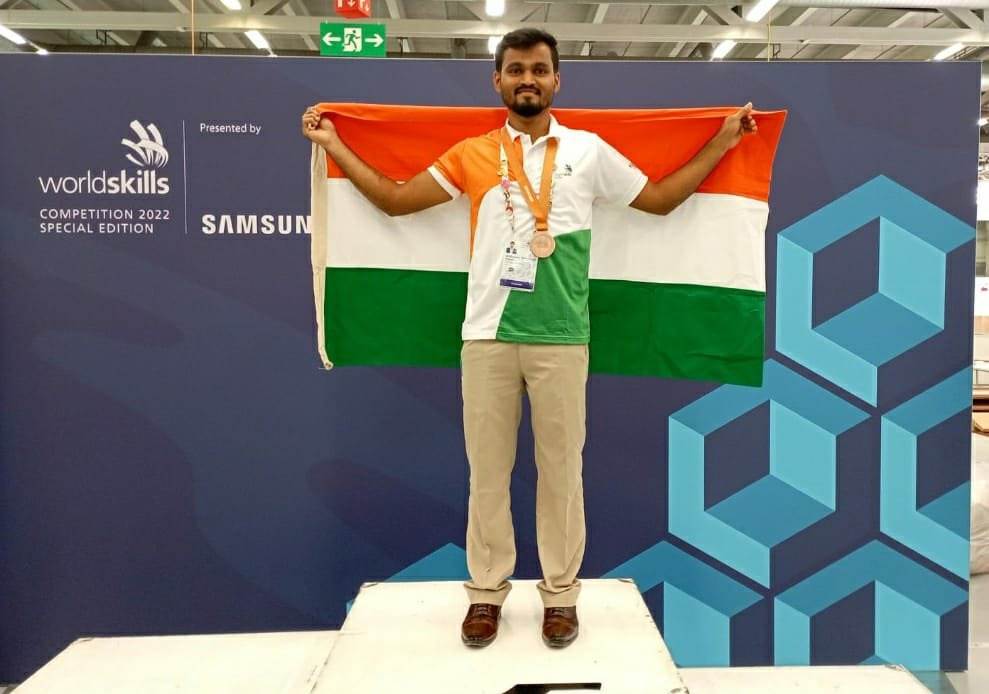 India’s Likith YP wins bronze medal in prototype modelling at ...