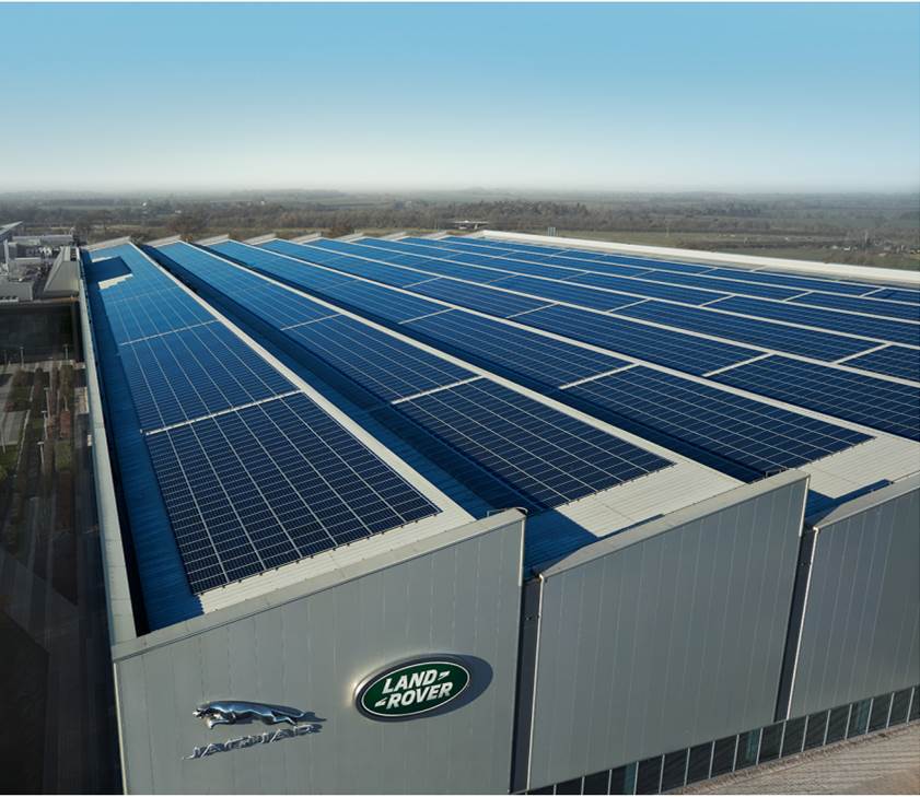 JLR’s green drive sees it use 100% of its electricity from renewable ...
