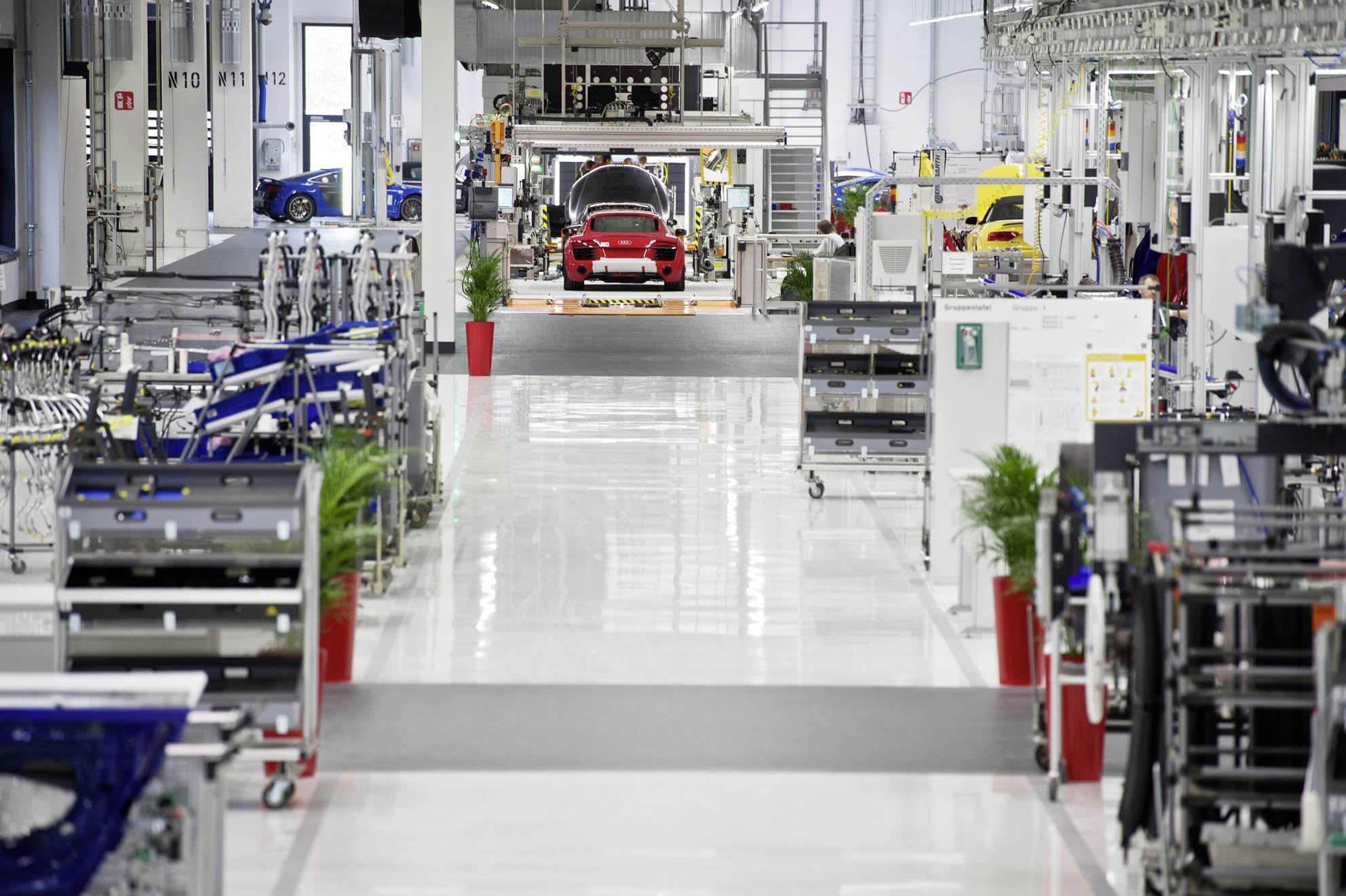 Audi expands Neckarsulm site, opens new R8 production and logistics ...