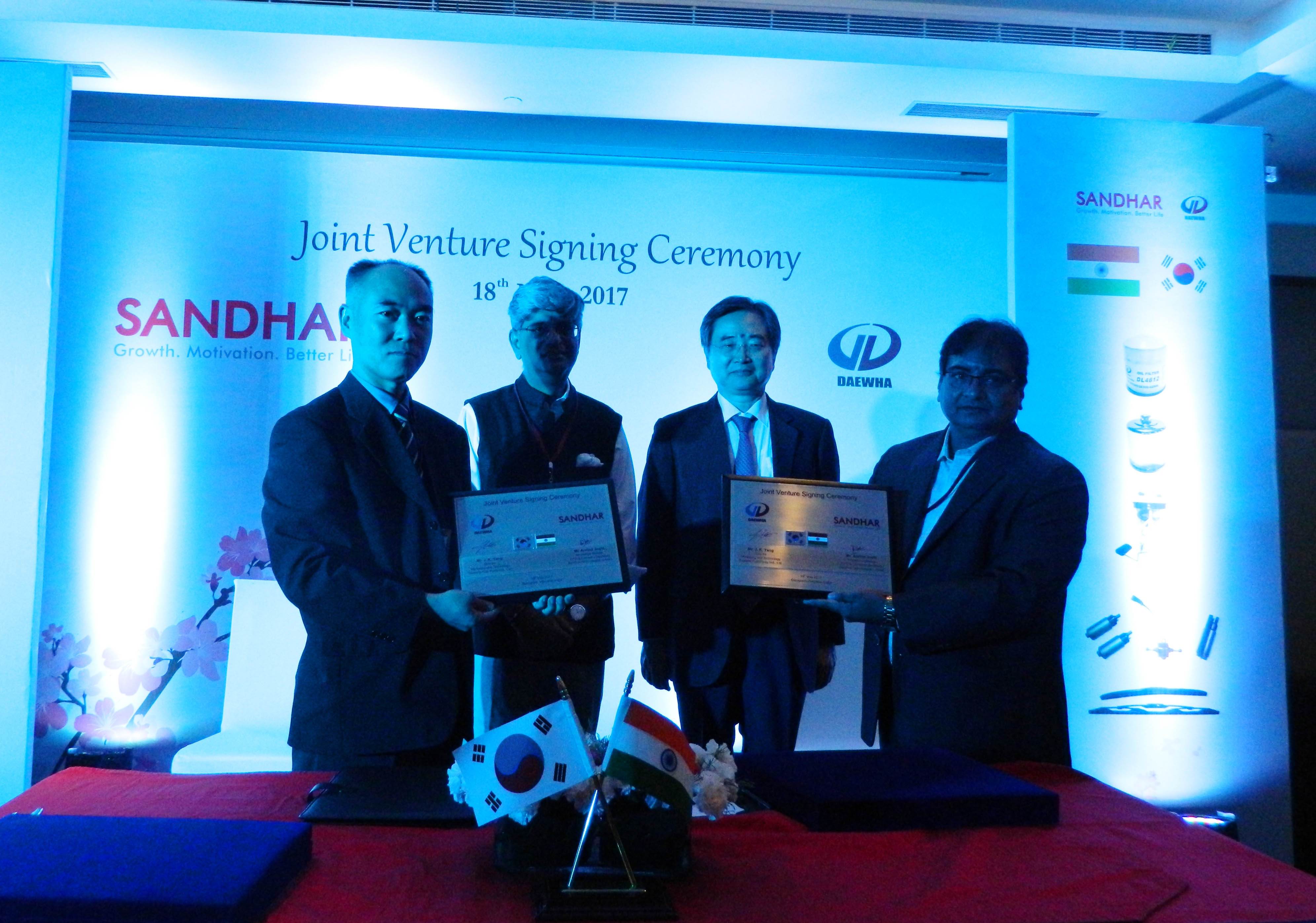 Sandhar Technologies inks JV with Daewha Fuel Pump | Autocar Professional