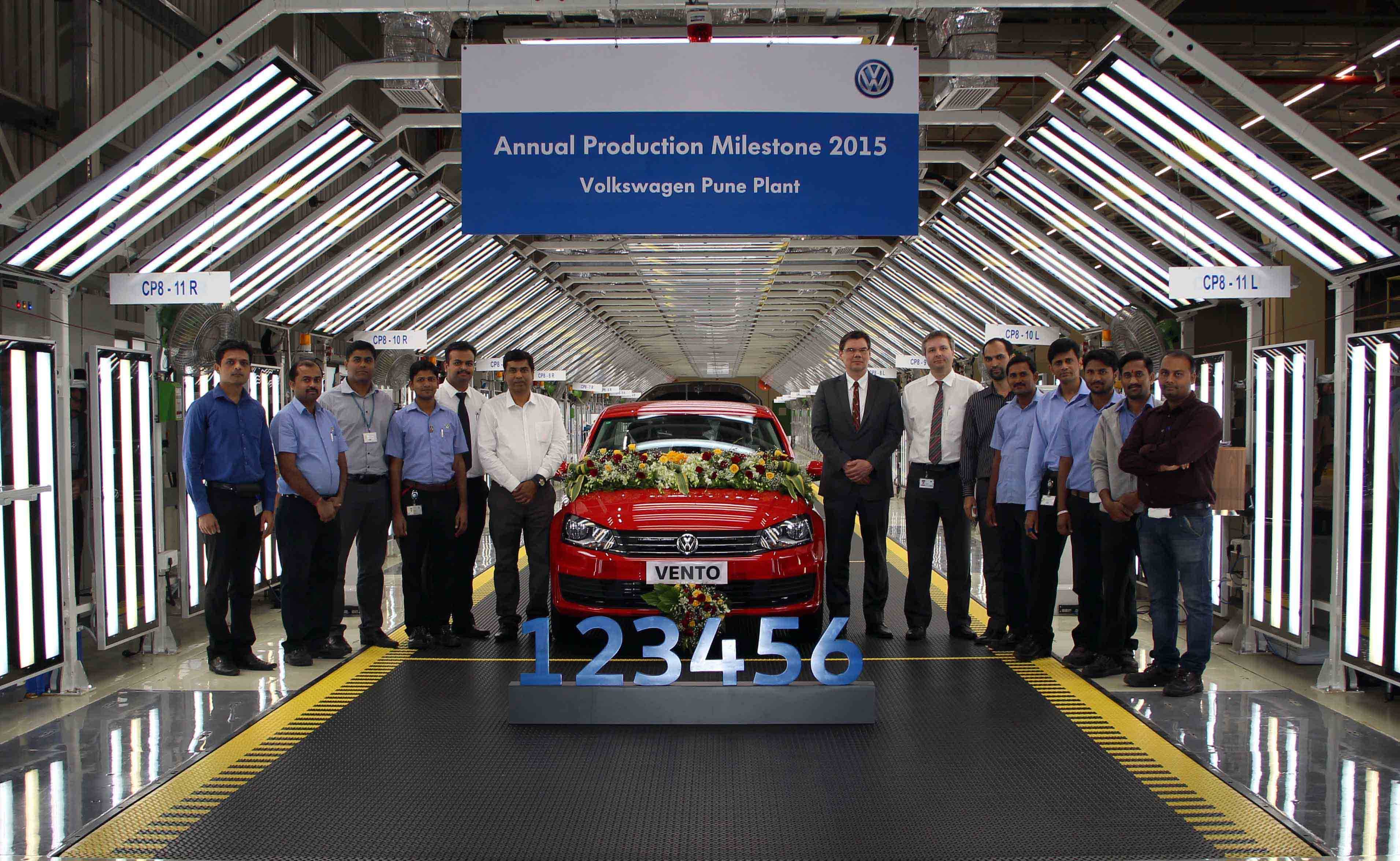 VW India produces 123,456 cars in 2015, its best-ever yet in a single ...
