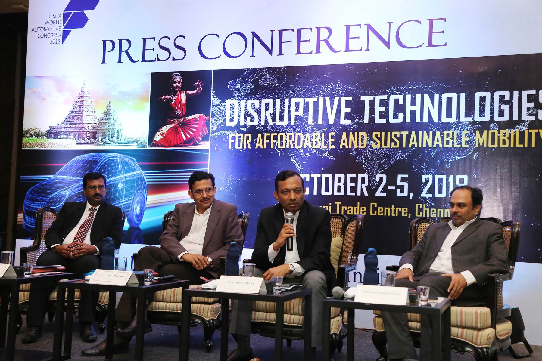 India to host FISITA World Automotive Congress 2018 in Chennai ...