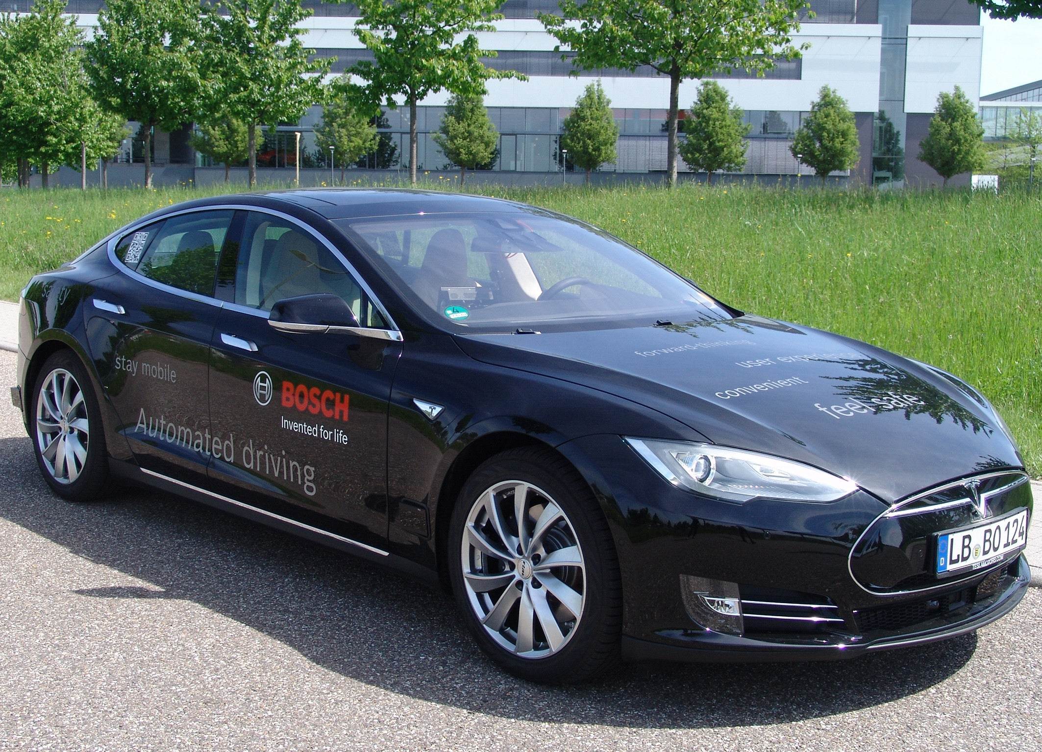 Bosch beefs up automated driving test fleet with Tesla S Model ...
