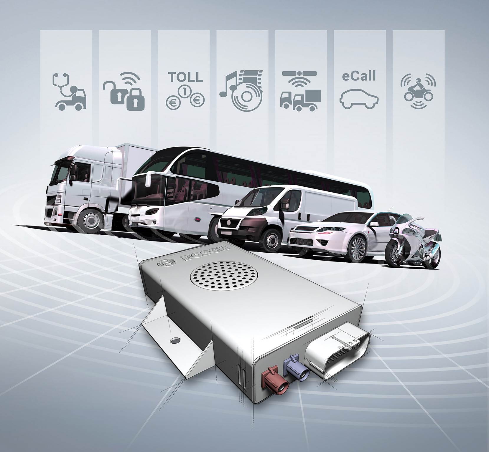 Bosch gets connectivity control units to connect cars, trucks, two ...