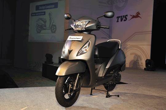 TVS launches gearless 110cc Jupiter, targets 30,000 monthly scooter ...