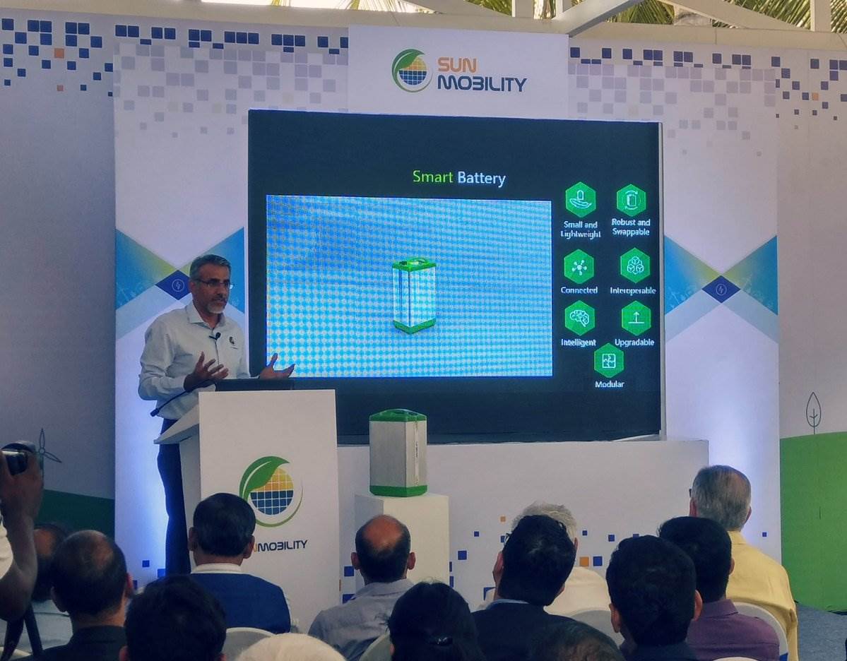Sun Mobility reveals inter-operable battery swapping station for 2- and ...