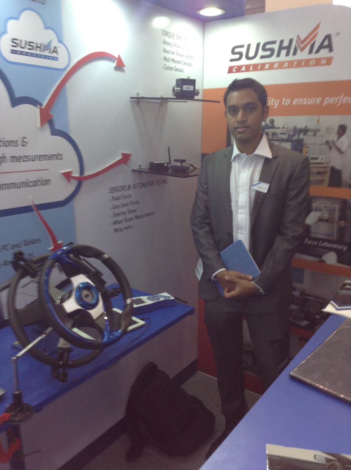 Sushma Industries displays wireless sensor communication at ATS 2014 ...