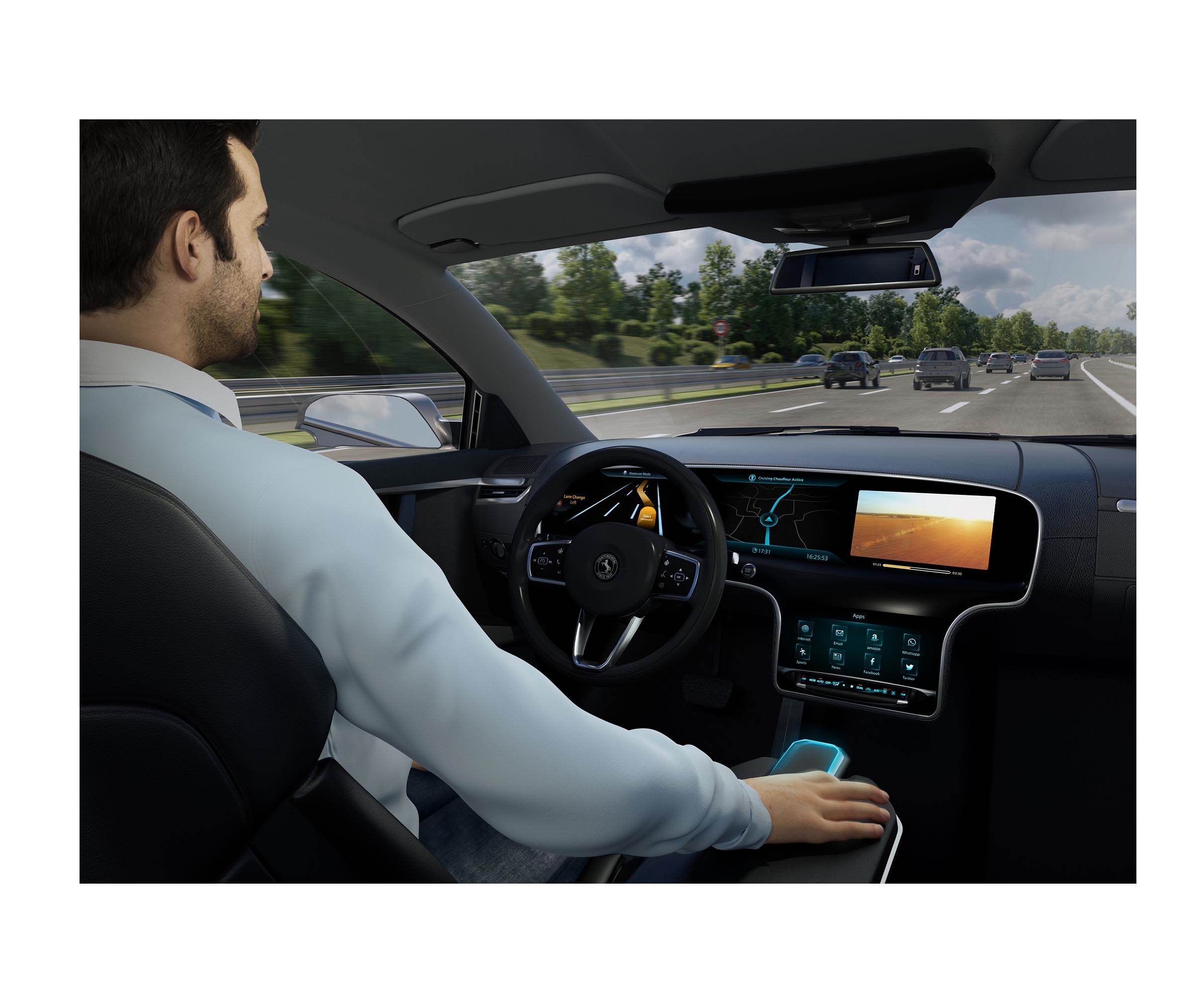 Continental develops control element for automated driving | Autocar ...