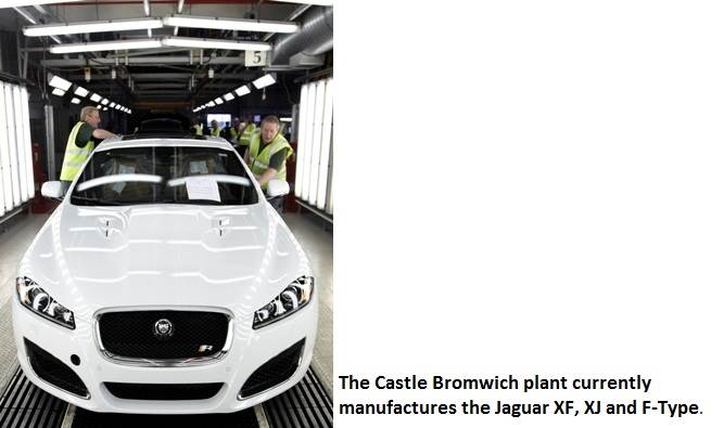 JLR moves Jaguar XE production to Castle Bromwich; to invest £100 ...