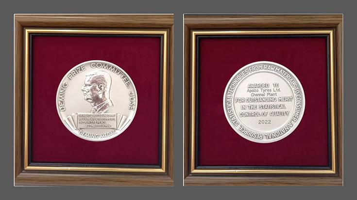 Apollo Tyres’ Chennai Plant awarded Deming Prize | Autocar Professional