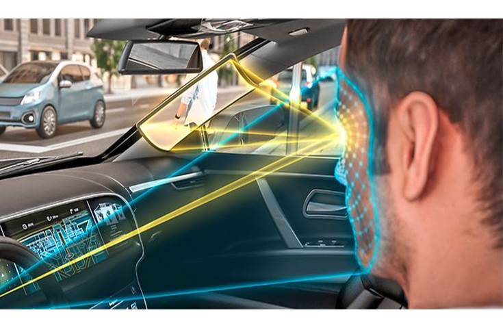 Continental's interior camera and OLED display paired in vehicle's A ...