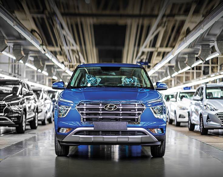 Hyundai produces 200 cars on first day of restart | Autocar Professional